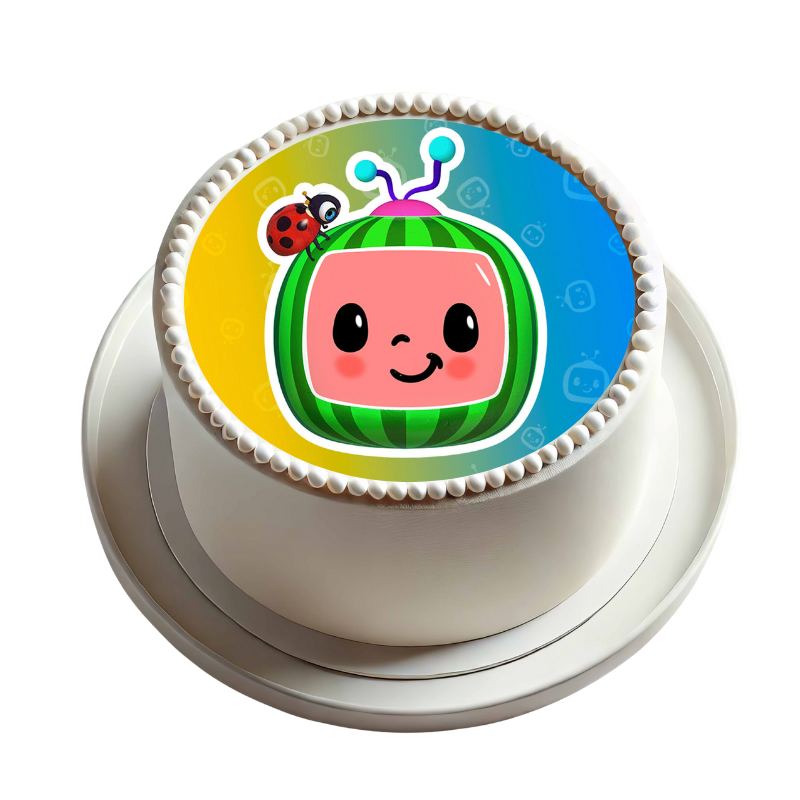 Cocomelon Cake Topper | Edible Image | Simply Stuffed