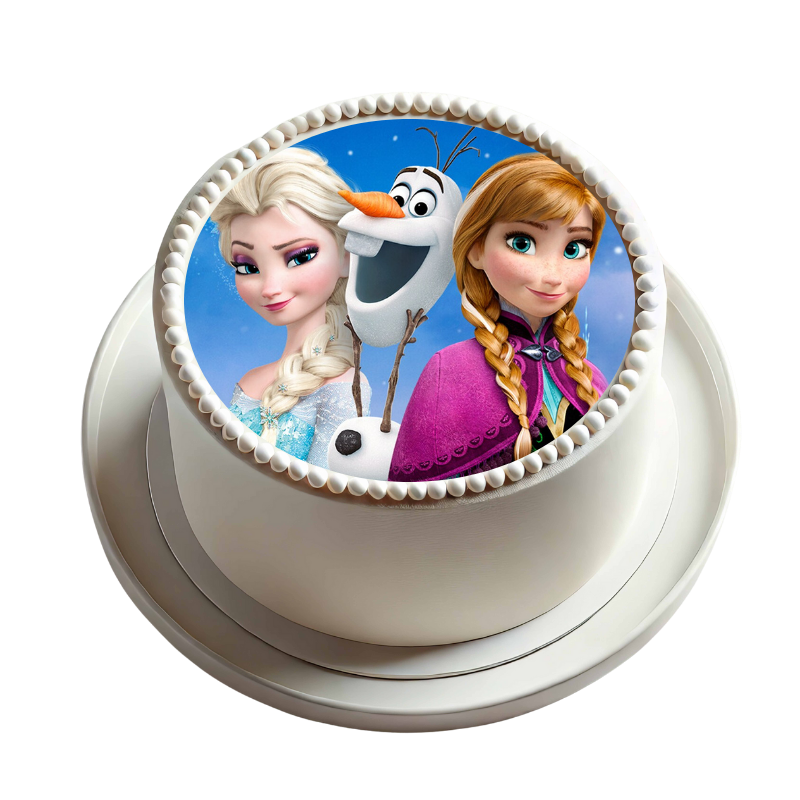 Frozen Cake Topper | Edible Image | Simply Stuffed