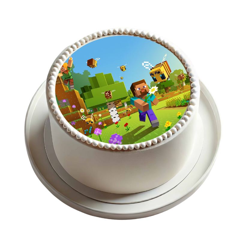 Minecraft Cake Topper | Edible Image | Simply Stuffed