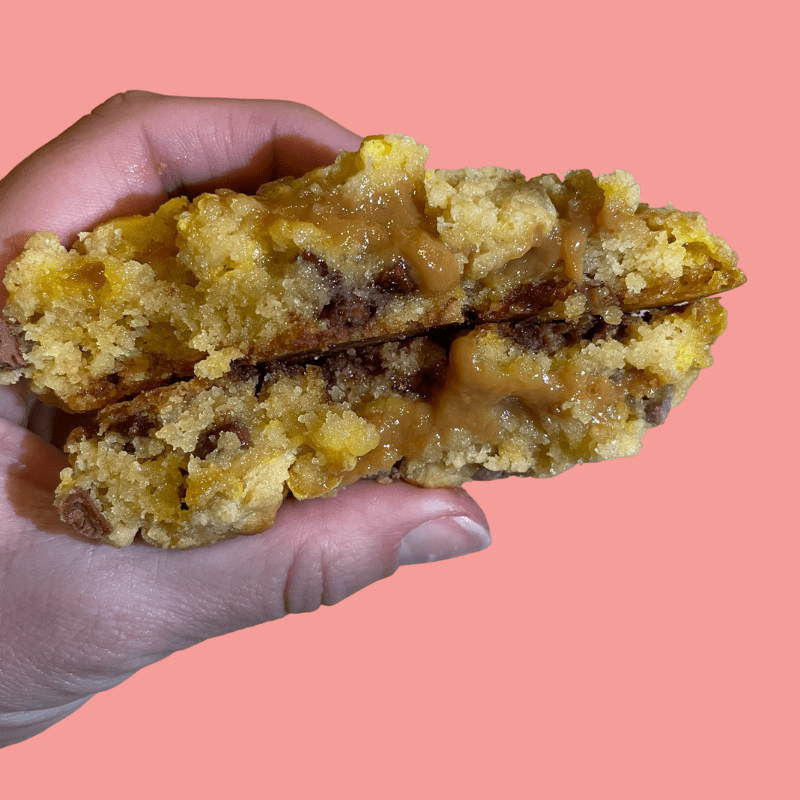 Banoffee Stuffed Cookie | Large Stuffed Cookies – Simply Stuffed